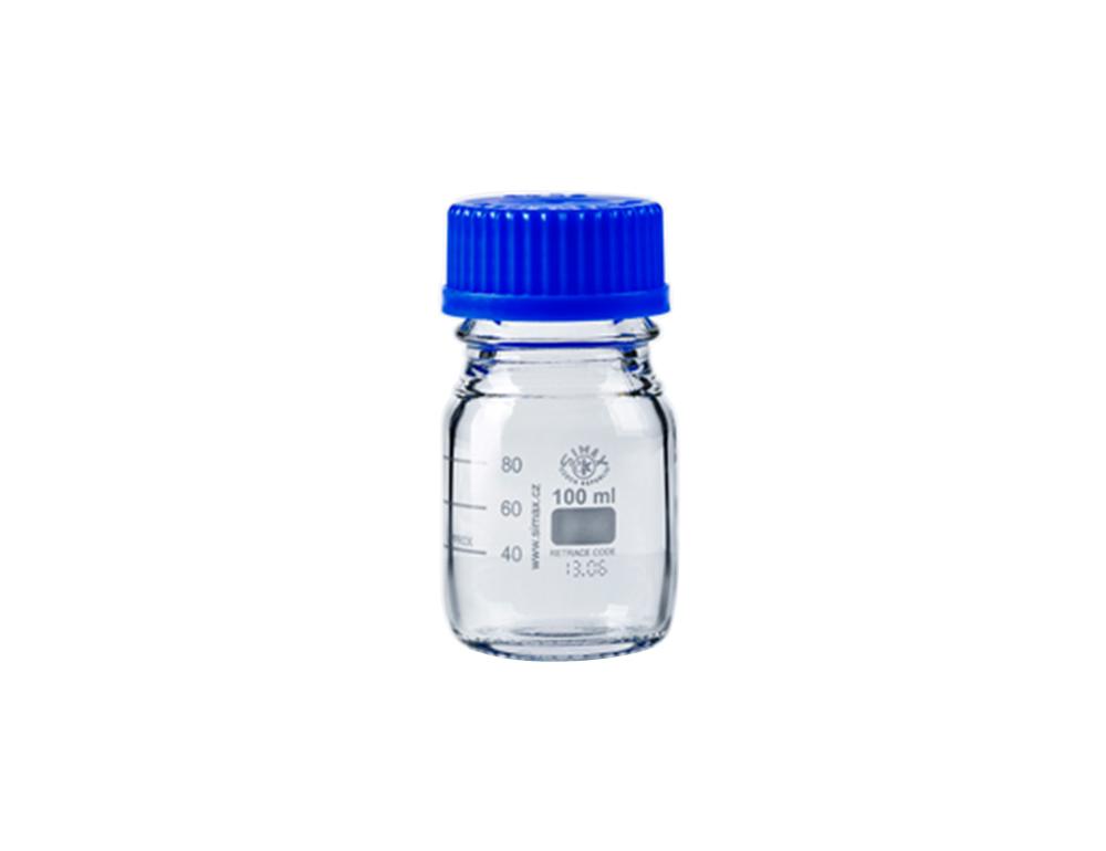 Blue-cap flaske 100 ml, Simax