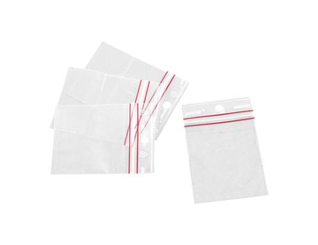 Plastposer m/lynlås 70x100 mm (100 stk)